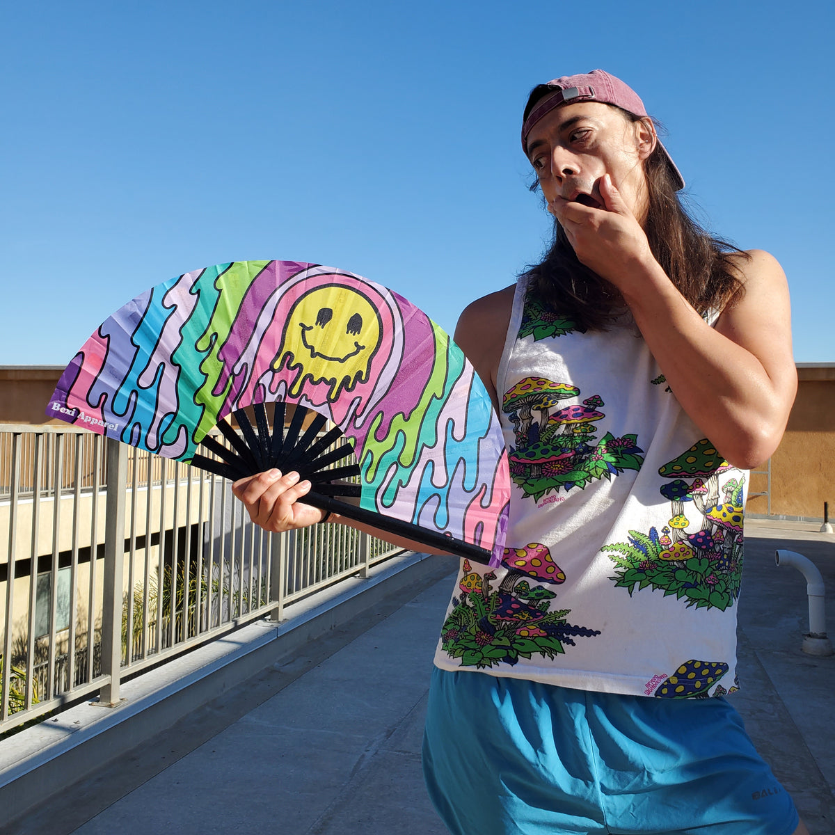 Large Foldable Rave CLACK Fan – BEXI Apparel
